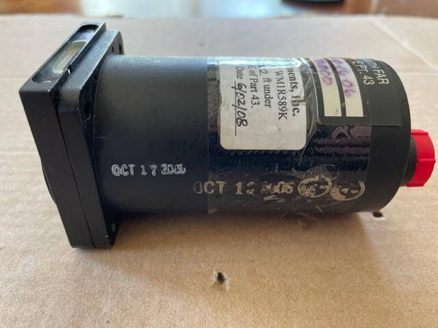 Cessna - Columbia Aerosonic Standby Altimeter. Unserviceable Part. Core ...