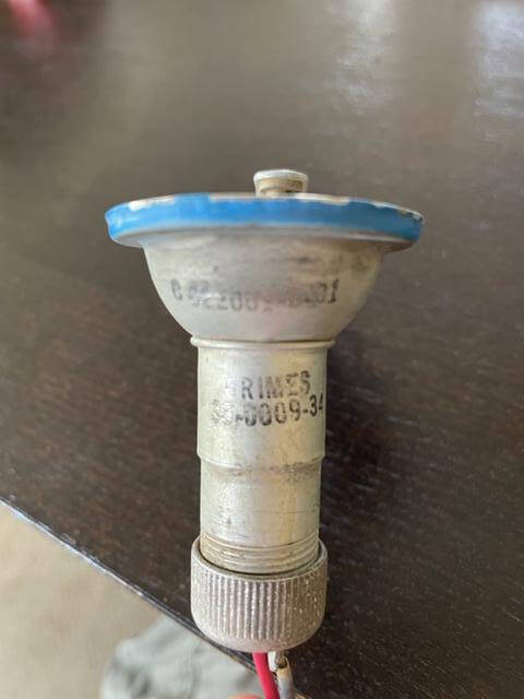 Cessna 150L LEFT Hand Nav Light Base Assembly. 12 Volt. As Removed ...