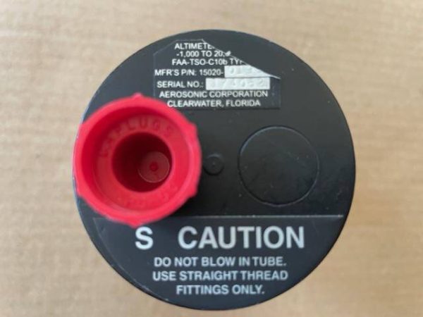 Cessna - Columbia Aerosonic Standby Altimeter. Unserviceable Part. Core ...